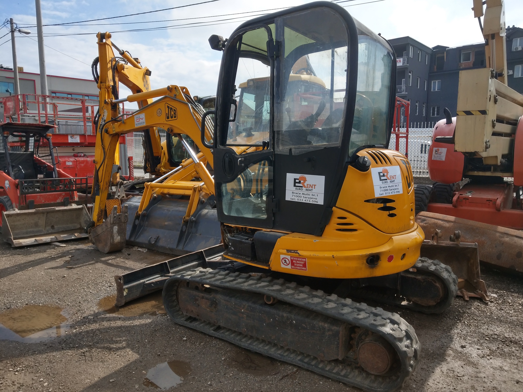 JCB 8035 ZTS – Euro-Rent d.o.o. Sarajevo